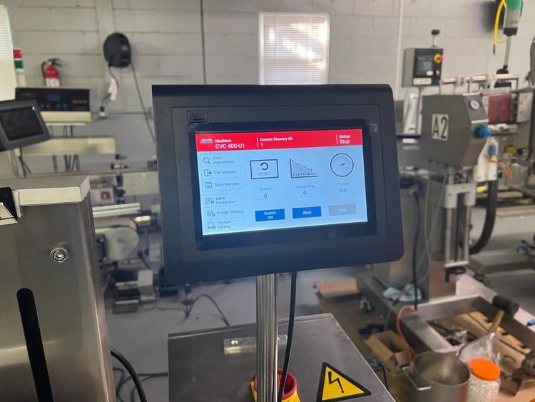 CVC 400 U1C cvc model 400 uc1 front and back labeler
