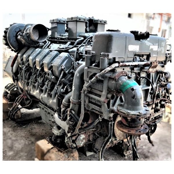 2 MTU 12V4000 MTU Diesel Motor Engine with its ZF GEARBOX