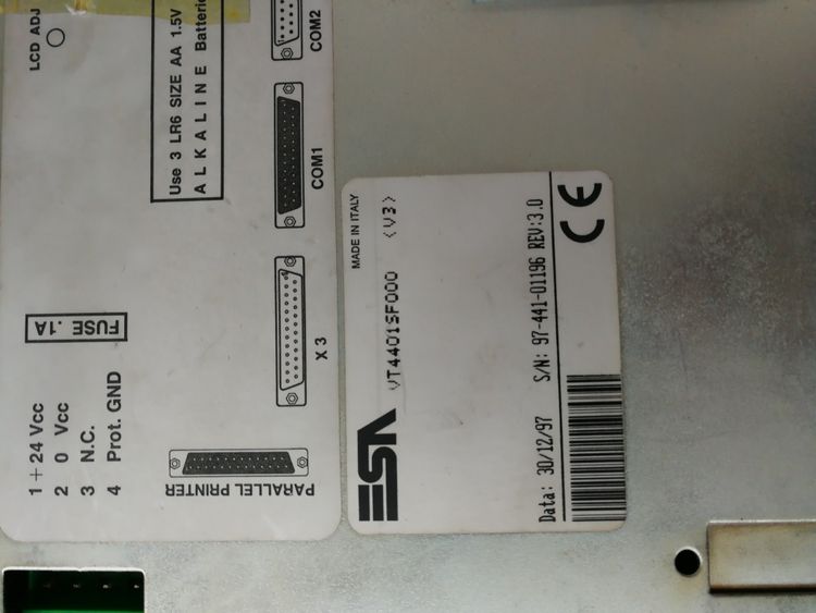 3 ESA VT440 PANNEL ESA VT440 PANNEL