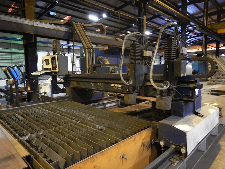 Messer Griesheim 21 000 x 3000 mm (2x plasma) Messer Griesheim Omnimat ...