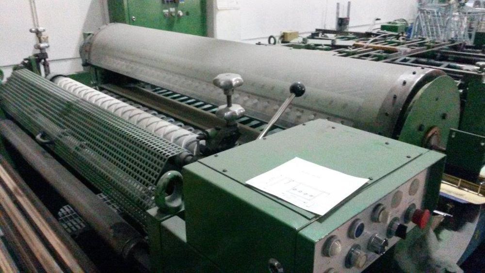 Hobema model 1250 ROTATIVE SHEET-CUTTER, 4 pcs unwinder