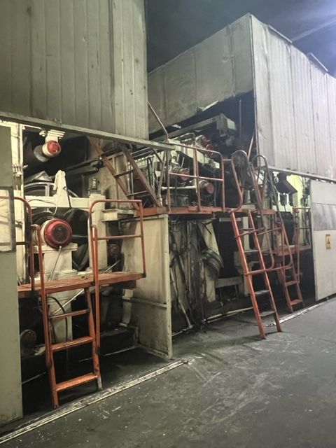 Voith Fluting, Test Liner Twin-wire Paper machine incl. waste stock ...