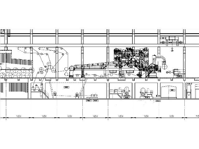 Voith Twin Wire paper machine 262" (6.65m) 49-100 gsm 430TPD
