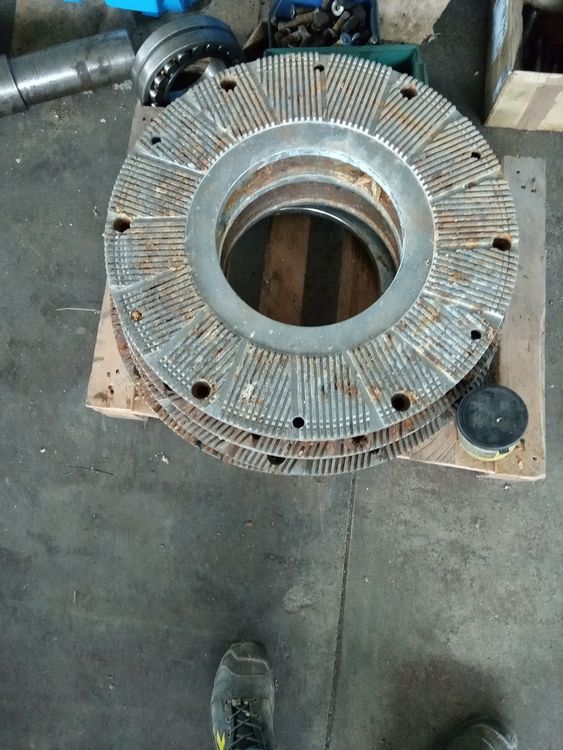 2 Jones Beloit 26'' DD refiner complete with motor