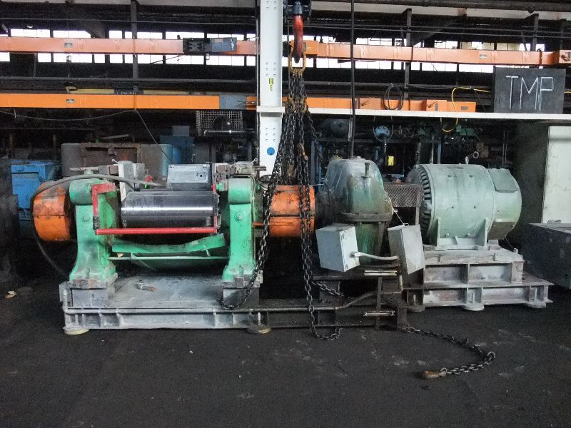 Adamson 2-Roll Rubber Mill