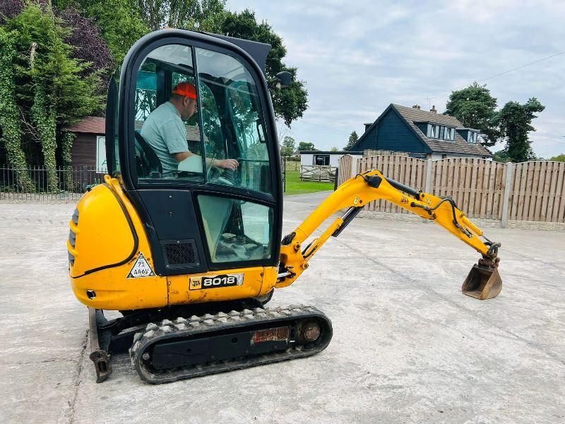 JCB 8018 Mini Excavator
