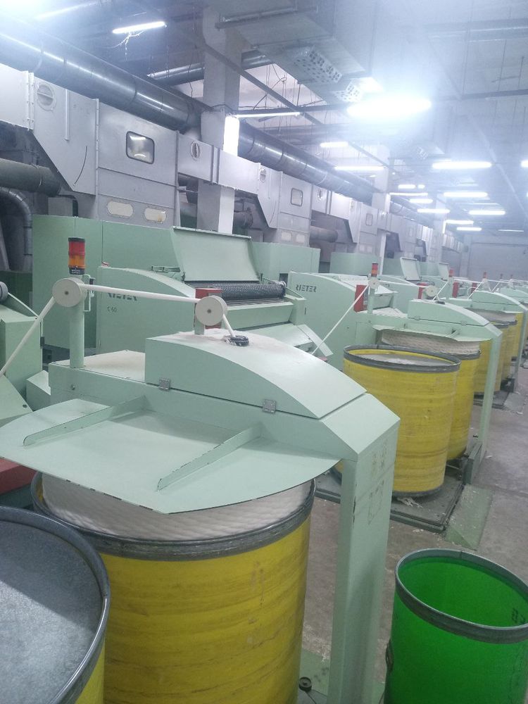 6 Rieter C60 Carding Machines