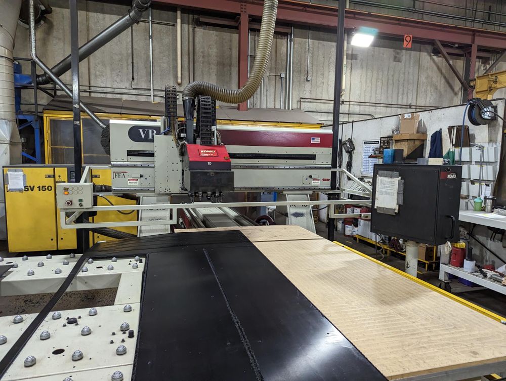 Komo VR510 Mach IIS CNC Router Fanuc CNC Control