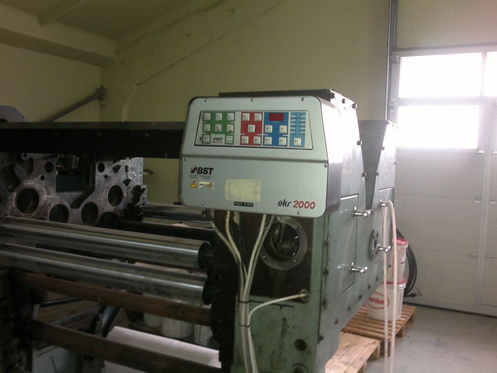 2 German flexo printer 4 col. 520 mm