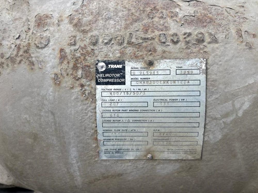 12 Trane TRANE CHHB100 ENK0N120A HELIROTOR COMPRESSORS