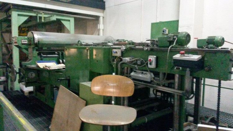 Hobema model 1250 ROTATIVE SHEET-CUTTER, 4 pcs unwinder