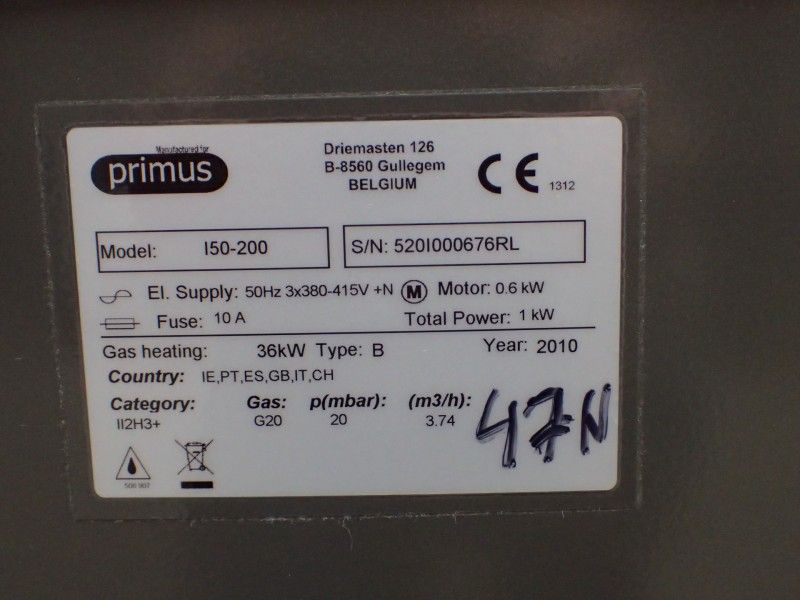 Primus I50-200 Ironer