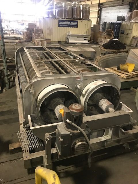 FKC SCREW PRESS with Twin screw thickener and floculation tank 90 TPD