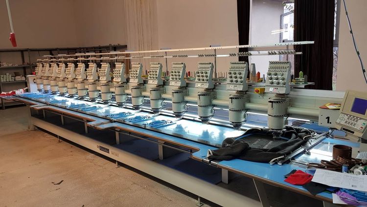 Barudan embroidery machine