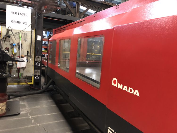Amada FO3015NT Laser Cutting Cell Amada AMNC-F CNC Control
