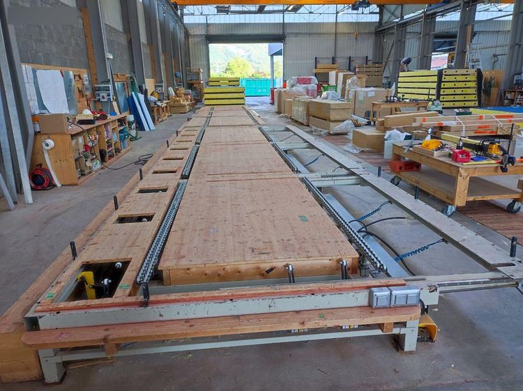 Wood frame assembly tables