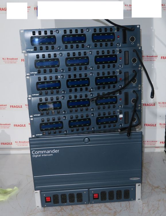 Trilogy Commander 96 channel intercom talkback mainframe