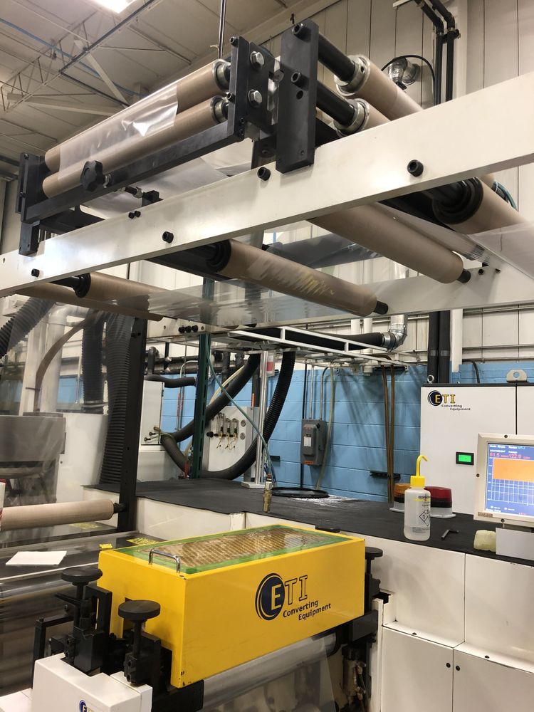 Eti Cohesio Silicone Liner & Adhesive Hotmelt Coater