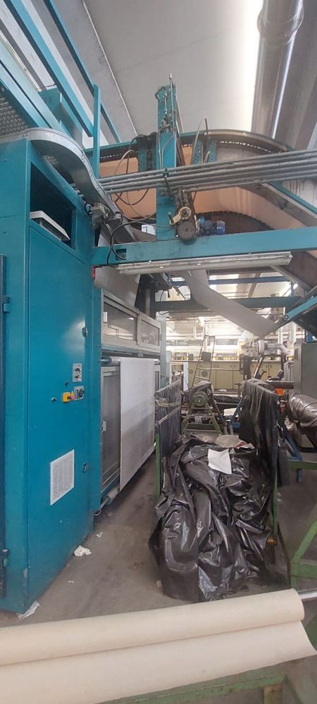 Lafer 200 Cm tandem double drums raising and tentering machine